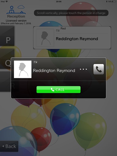 Reception App.-Cloud reception » iPad 受付アプリ